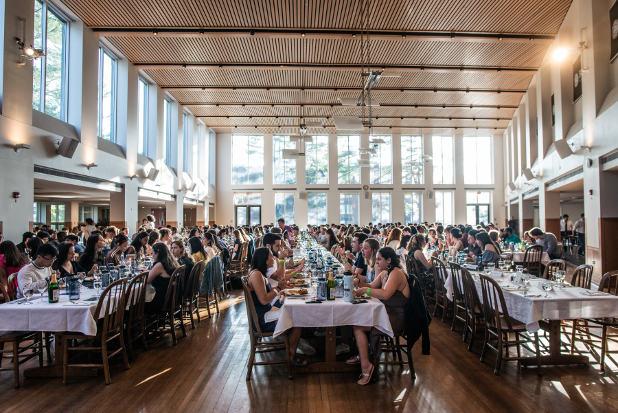 The Thorndike Oak Toast Tradition | Bowdoin College