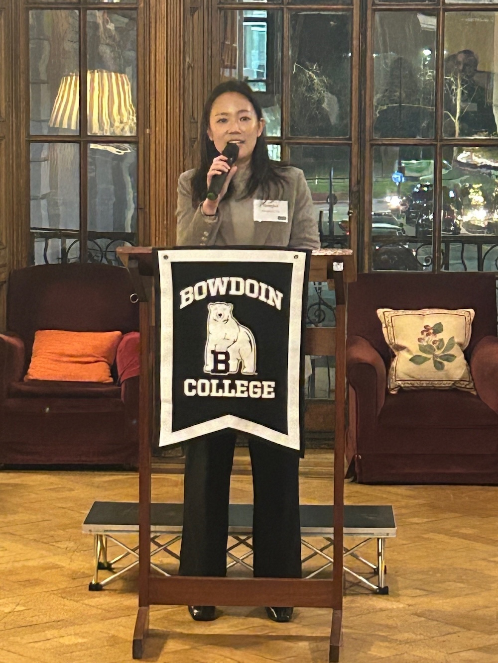 London Welcomes President Safa Zaki | Bowdoin College