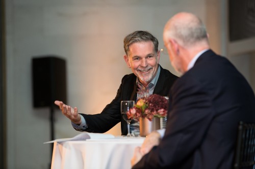 Netflix CEO Reed Hastings '83 and President Clayton Rose — A ...