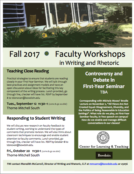 Helping Faculty Enhance Their Teaching | Bowdoin College