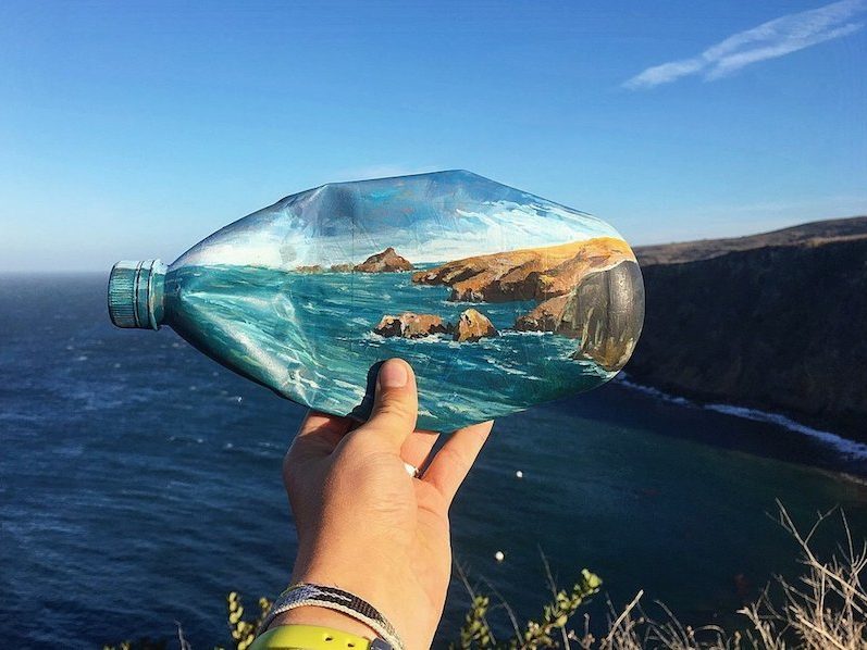 Artist Mariah Reading ’16 Turns Litter into Landscapes | Bowdoin College