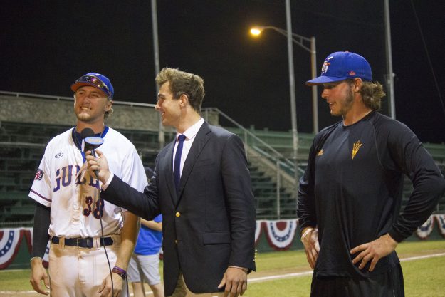 Sidelined by Injuries, Senior Proves a Natural with the Microphone ...