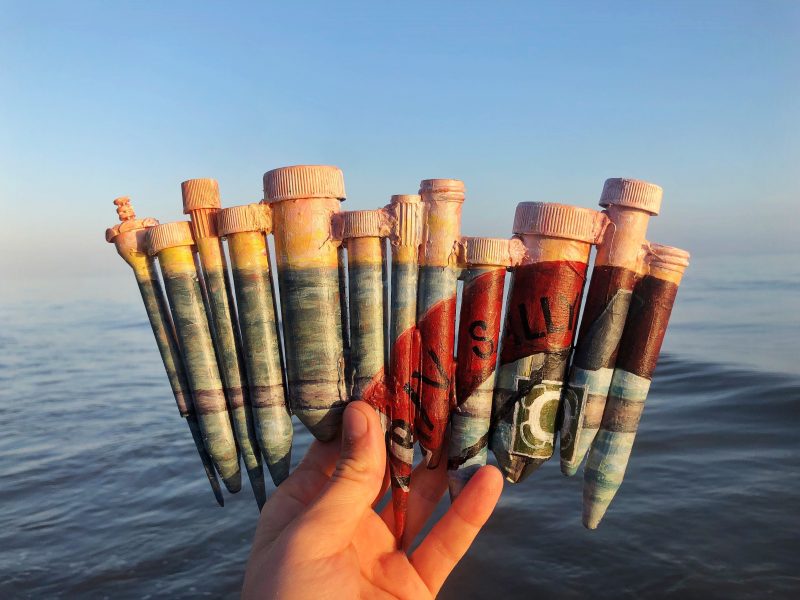 Artist Mariah Reading ’16 Turns Litter into Landscapes | Bowdoin College