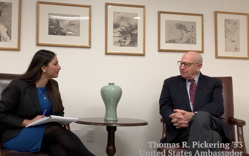 A Meeting of Two US Diplomats, from Bowdoin Classes Sixty Years Apart ...