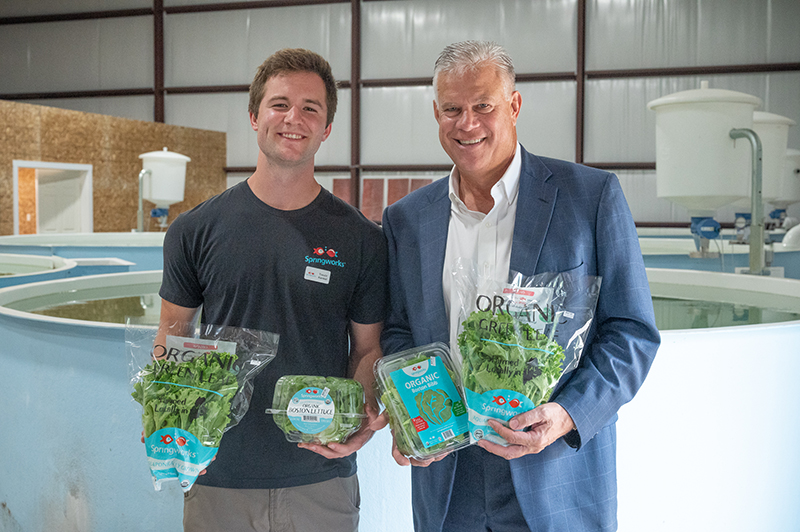 Aquaponic Farmer Trevor Kenkel ’18 Grows Springworks to Accommodate ...