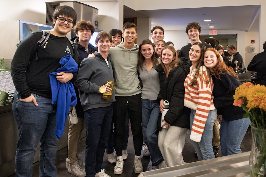 Students Relish Dining's Famous Thanksgiving Event | Bowdoin College