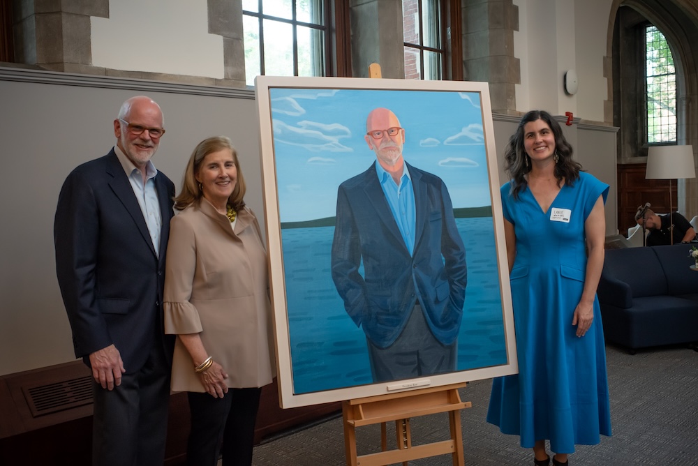 A Portrait that Captures Clayton Rose and His Legacy | Bowdoin College