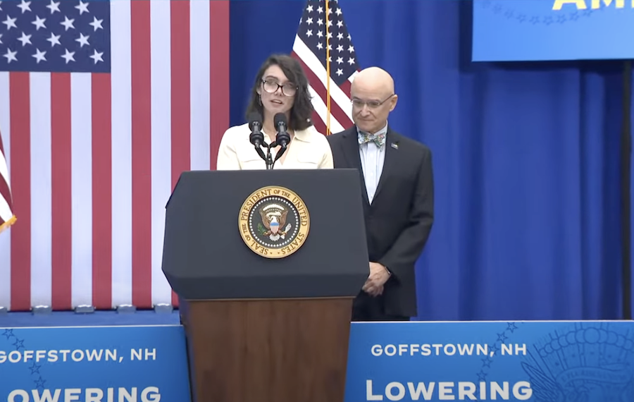 Rose Keller ’24 Introduces President Biden at March 11 New Hampshire Event | Bowdoin College